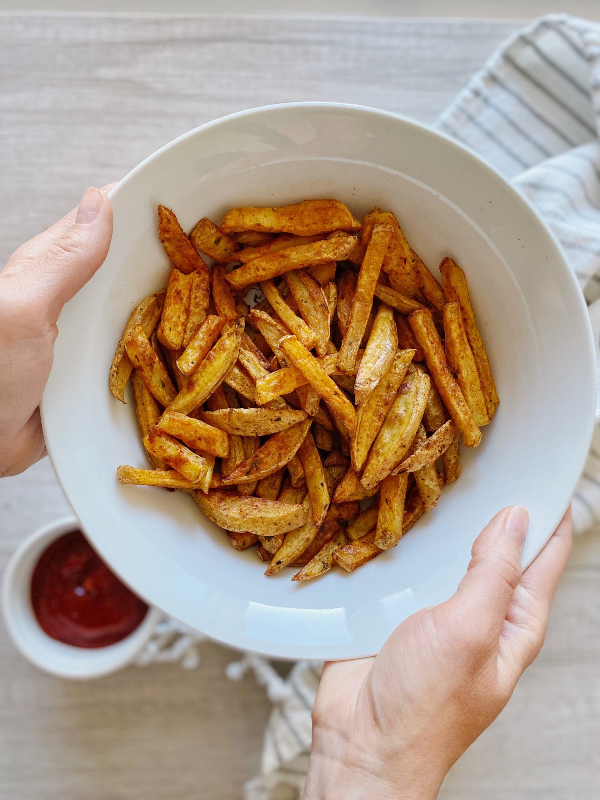 Frites maison au paprika - nourishingsimple.com